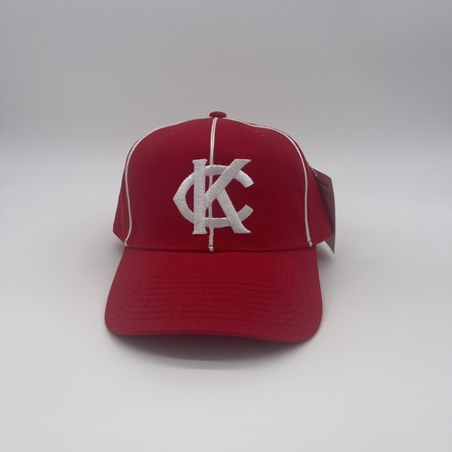 NWT Kansas City Monarchs Hat Cap Baseball KC Negro League NLBM Logo Red ...