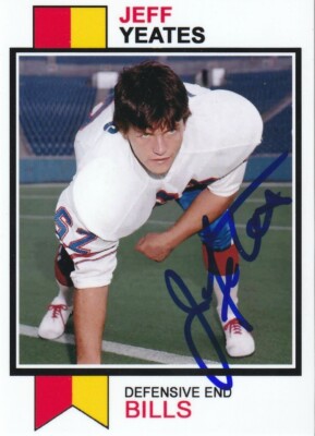 JEFF YEATES BUFFALO BILLS SIGNED 1973 STYLE CUSTOM CARD | eBay