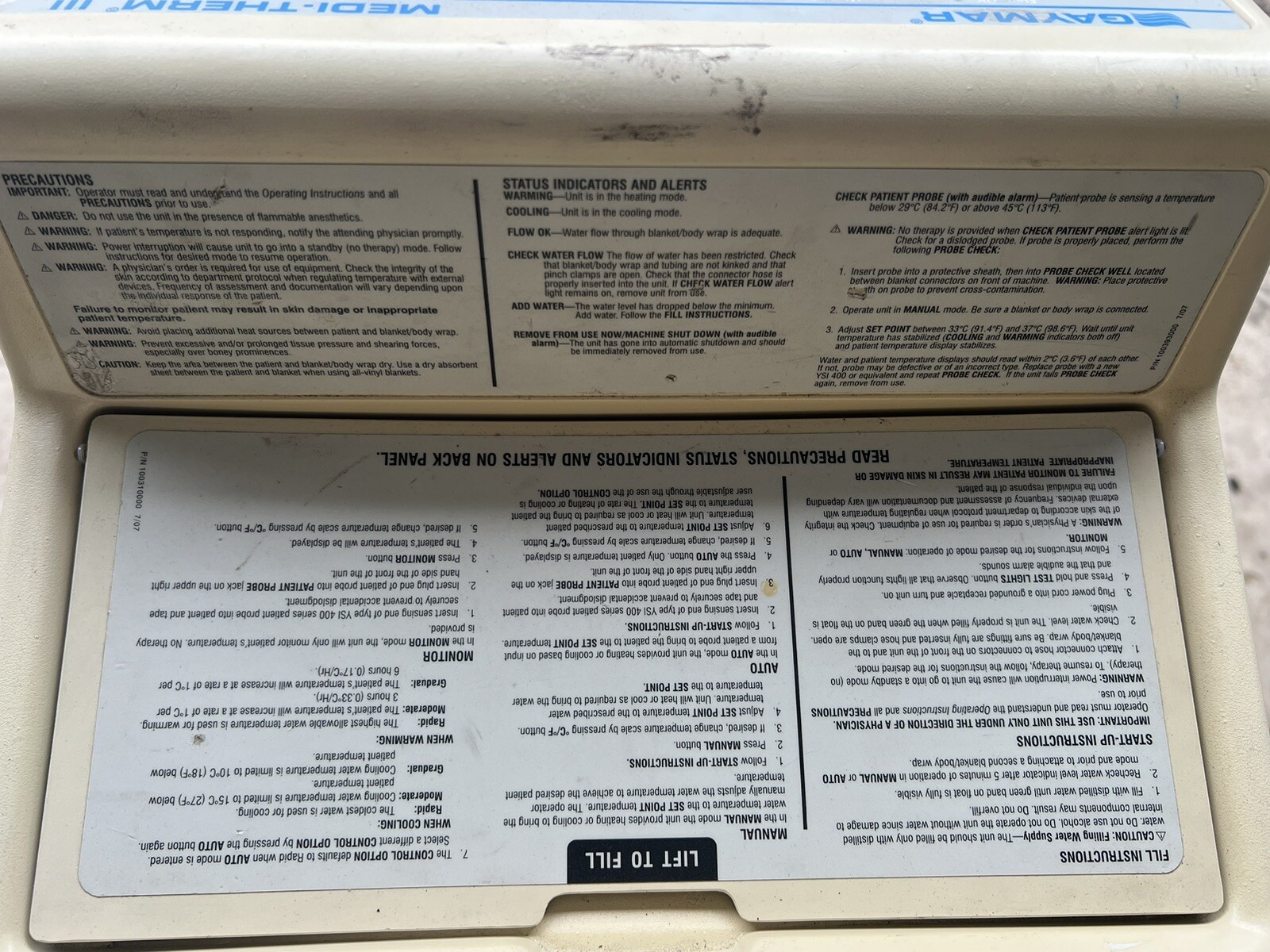 Gaymar Medi-Therm III MTA7900 Hyper/Hypothermia Machine | eBay