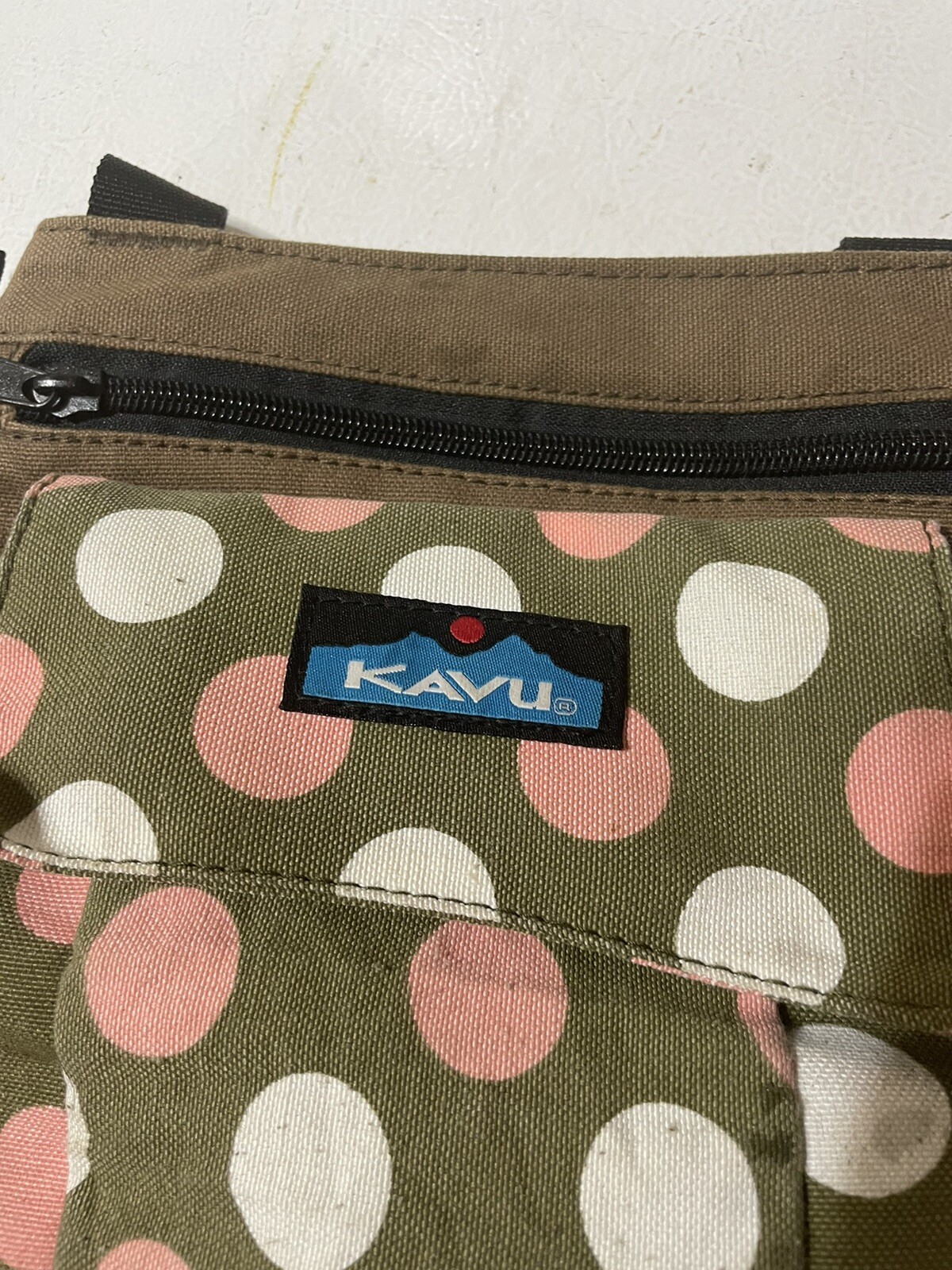 Kavu Keeper Crossbody Bag Small Sling Canvas Purse - Gem