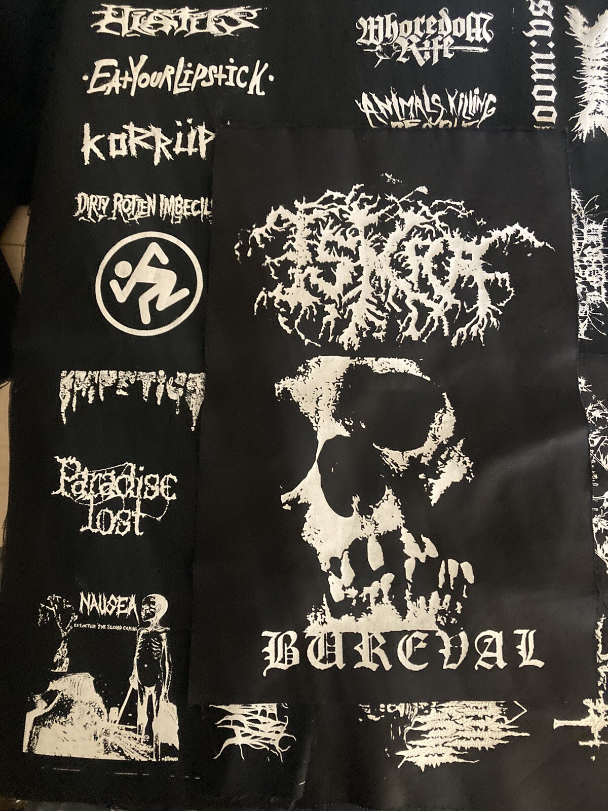 Lot Black Metal Patches X20 crust punk, death metal, dsbm, goth, | eBay