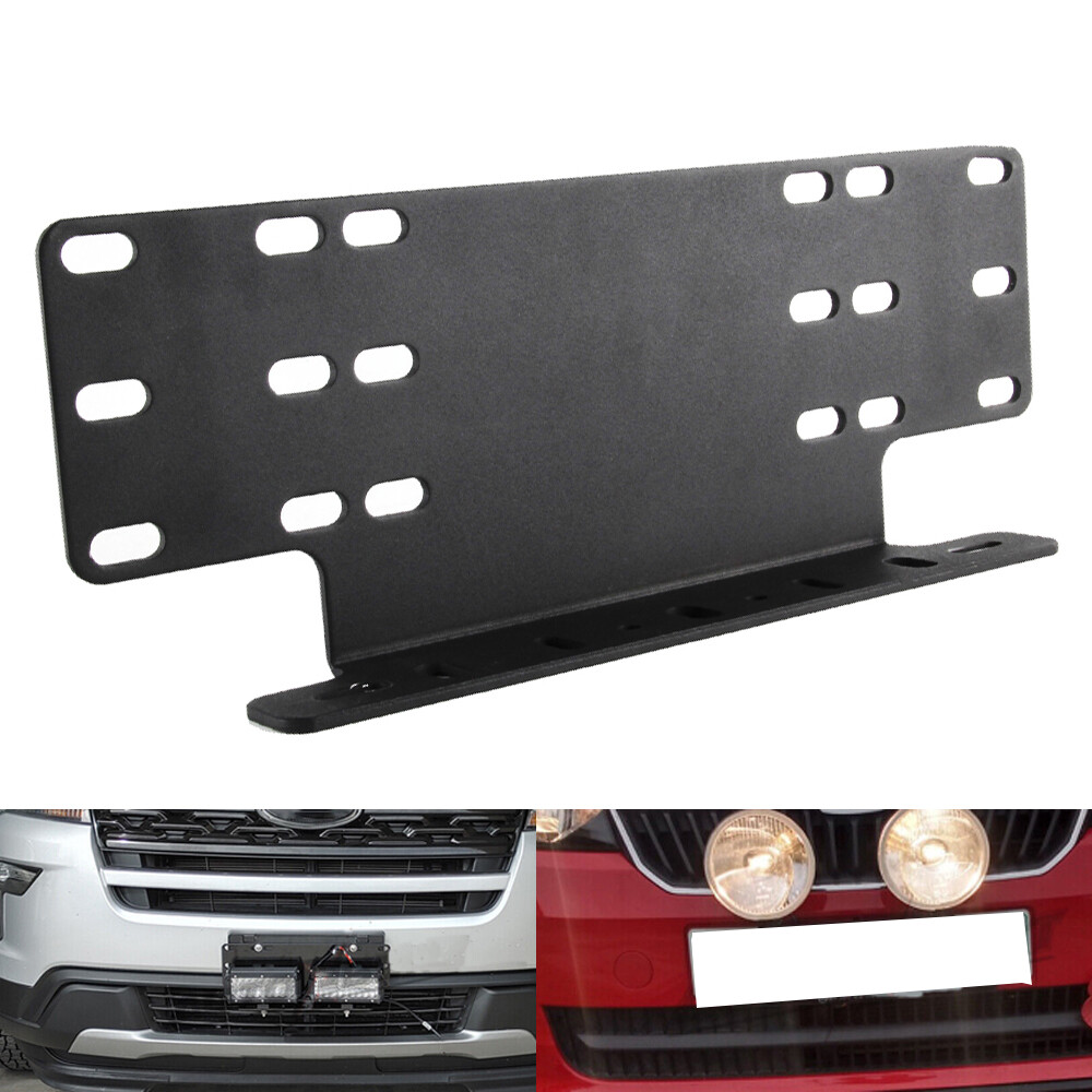 Light Bar Work Lights LED Front Bumper Holder Mount Car License Plate ...