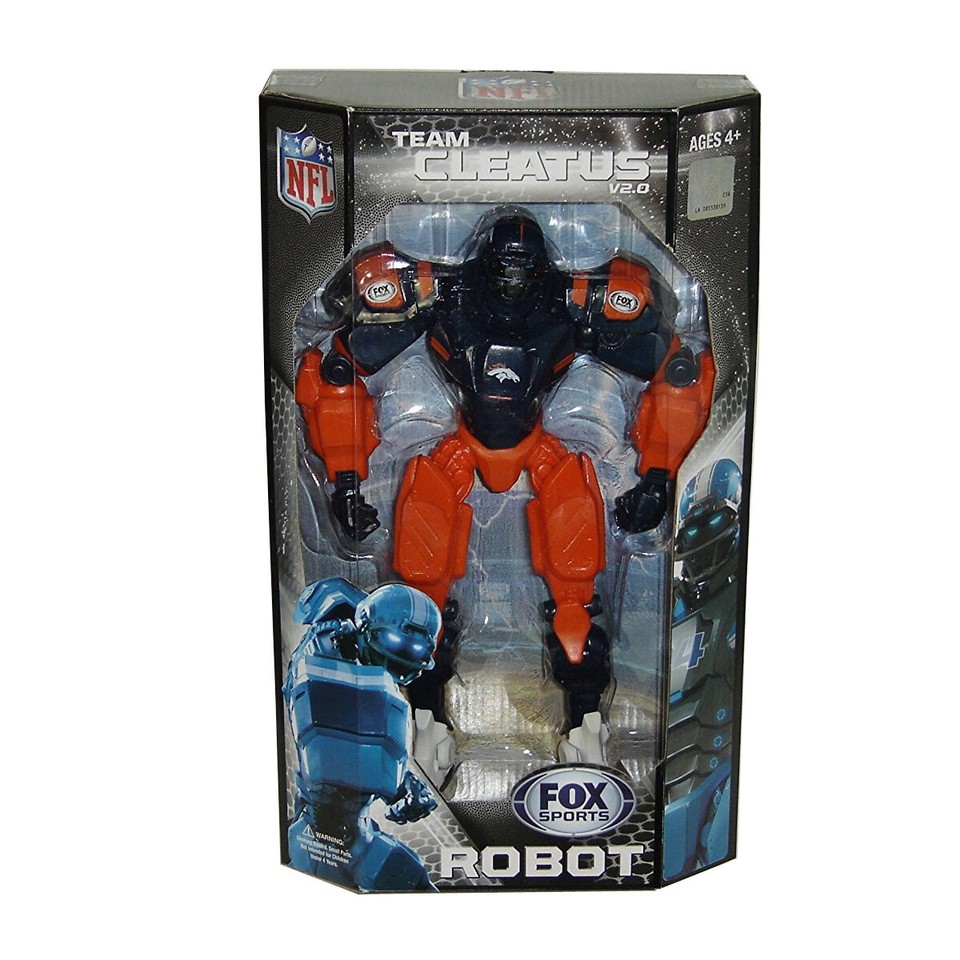New Pick Your Team NFL FOX Sports 10" Robot Cleatus Action Figure ...