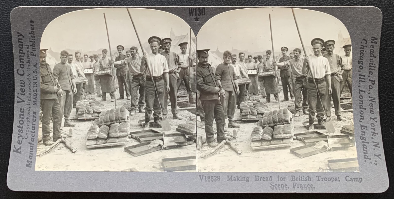 MAKING BREAD FOR BRITISH TROOPS IN FRANCE WORLD WAR 1 KEYSTONE ...