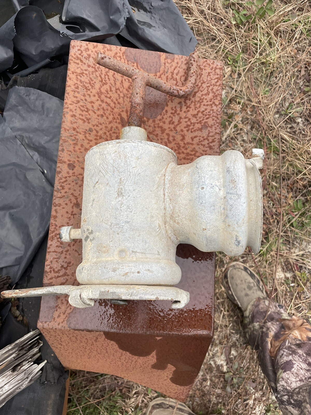 Steel Irrigation Pipe Fitting 6" Ring Lock Riser Valve Opener | eBay