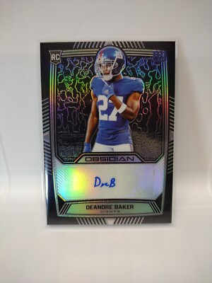 🏈#d /150 RC Auto 2019 Obsidian Deandre Baker Rookie Autograph Giants | eBay