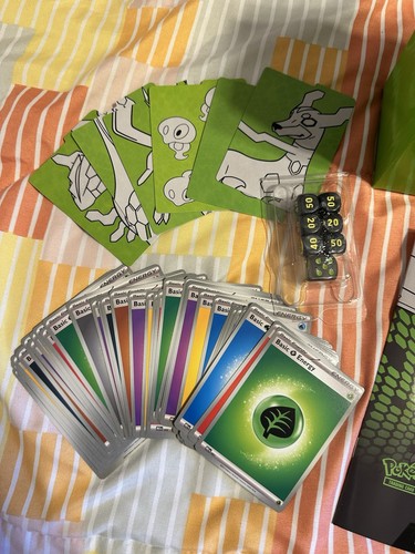 Pokémon TCG Mega Evolution Perfect Order Box Set Energy Cards, Dice ...