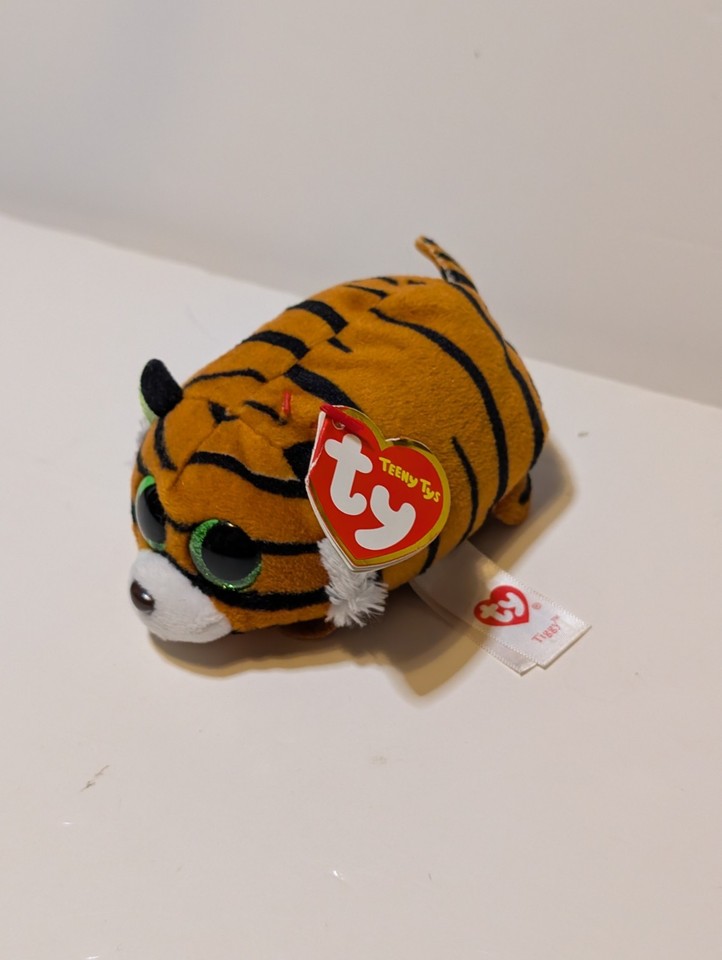 Ty Teeny Tys Tiggy Tag Tigger 3.5" Plush Toy Collectible Stuffed Animal ...