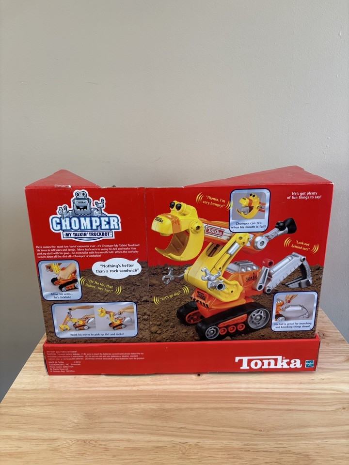 Tonka Chomper My Talking Truckbot Dump Truck Robot Electronic Vehicle ...