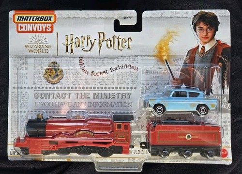 NEW Matchbox Convoys Harry Potter Hogwarts Express Train & 1962 Ford ...