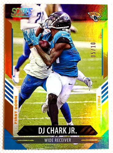 2021 DJ CHARK JR. SCORE GOLD SSP 05/10 FIRST DOWN #175 JAGUARS H448 | eBay