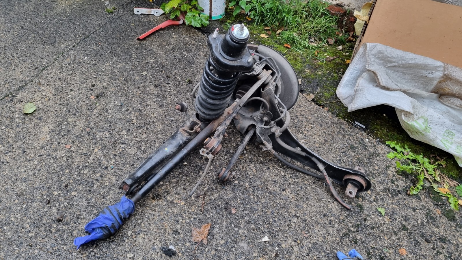 MITSUBISHI OUTLANDER PHEV 2014-2021 SUSPENSION LEG COMPLETE NEARSIDE ...