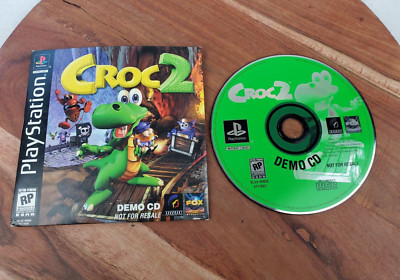 Croc 2 Demo CD W/ Sleeve Sony Playstation 1 PS1 - PRISTINE DISC ...