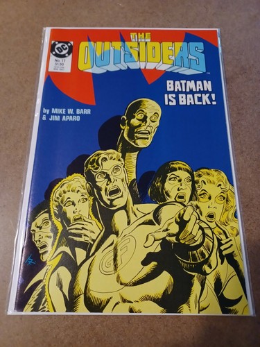 Outsiders #17 Comic Book - Batman Cover - Mike Barr Jim Aparo | eBay