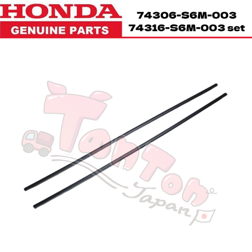 HONDA Genuine Roof Molding Right & Left Set 74316-S6M-003 74306-S6M-003 ...