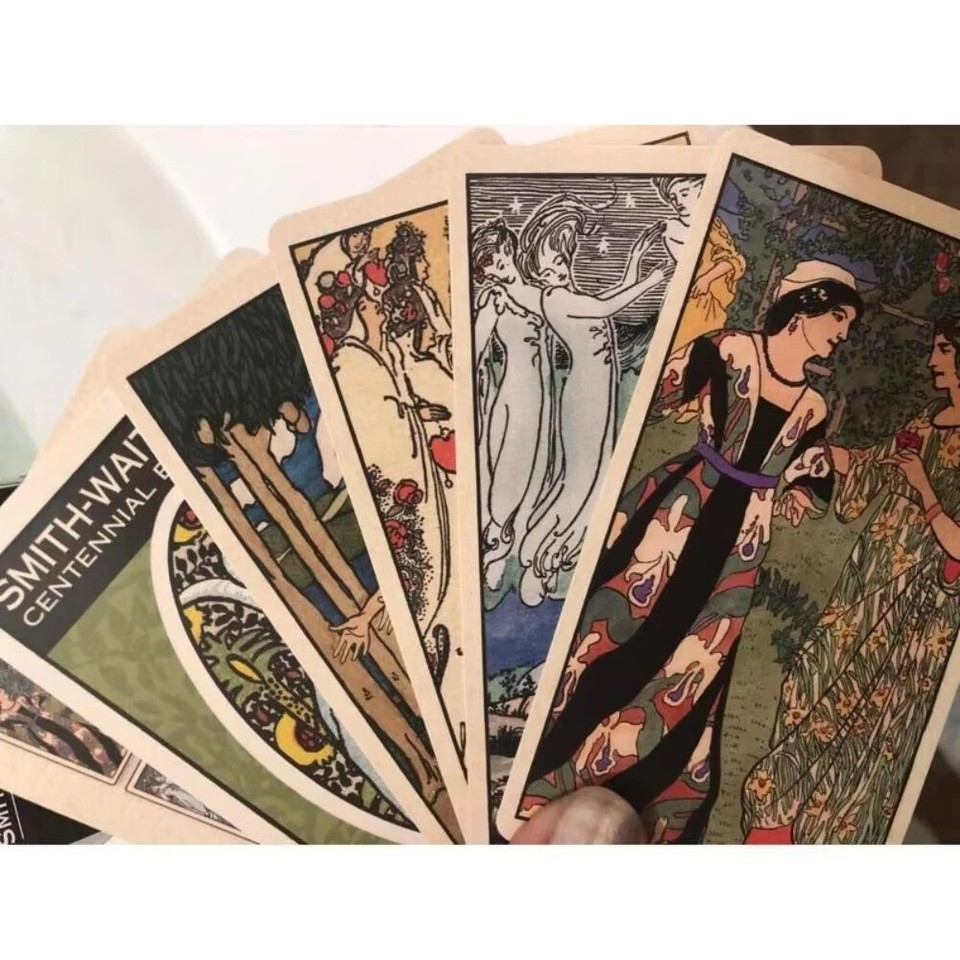 X78 Tarot Cards Deck Old Vintage Rider Original style Smith A.E. Waite ...