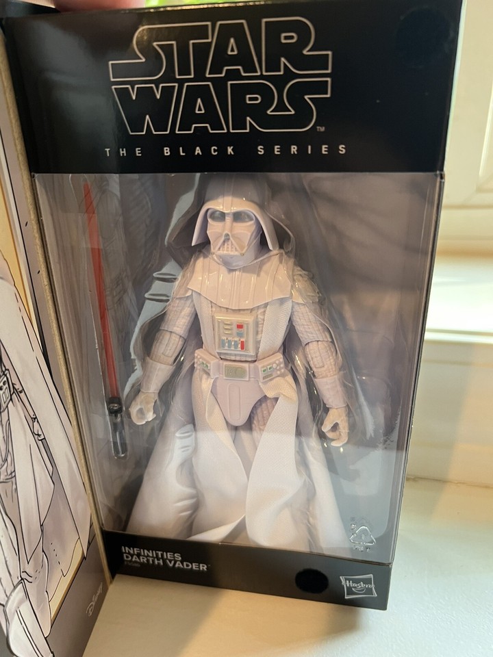 Star Wars Black Series White Darth Vader - Comic Infinities Return of ...
