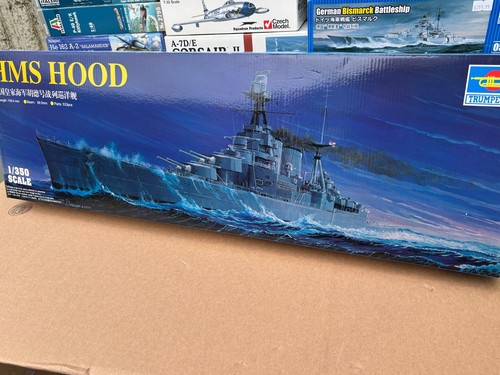 TRUMPETER # 05302 1/350th SCALE HMS HOOD BATTLESHIP MODEL KIT | eBay