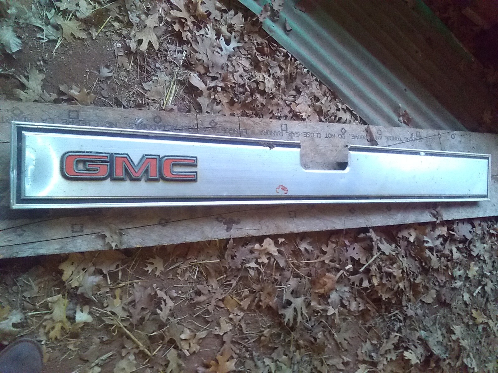 1973-1987 GMC Tailgate Molding Pickup Truck Trim Tail Gate Panel OEM | eBay