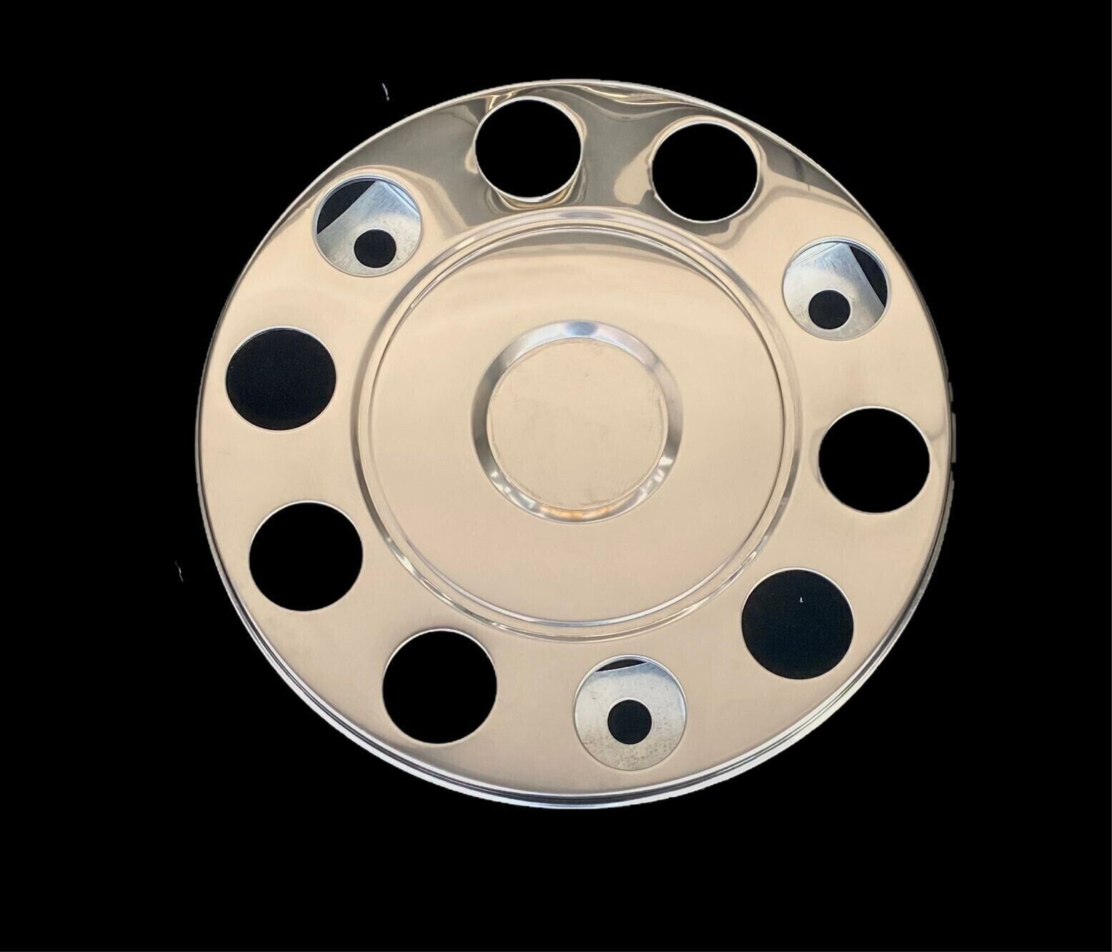 For Universal Truck Stainless Steel 22.5" Truck Wheel Trim Covers 2 Pcs ...