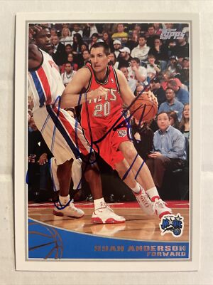 2009 Topps Ryan Anderson Autographed Card Orlando Magic #181 CB803 | eBay