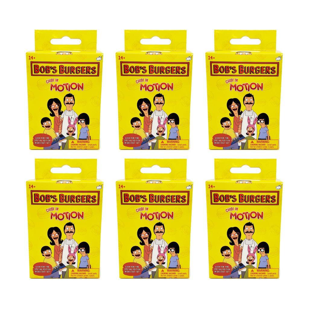 Bob's Burgers Chibi In Motion Clips : Lot of 6 NEW + SEALED Blind Boxes ...
