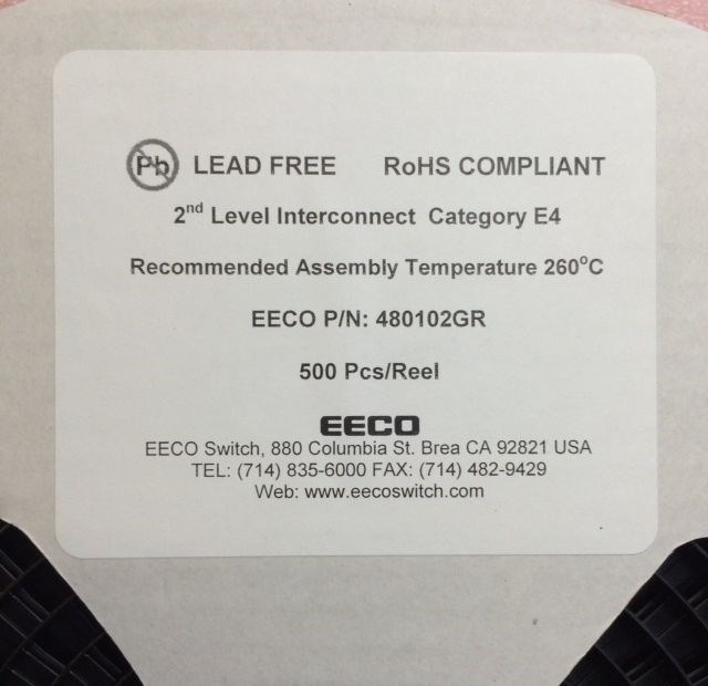 480102GR EECO SWITCH RED ROTARY 10 POS ROHS SMD 15 PCS | eBay