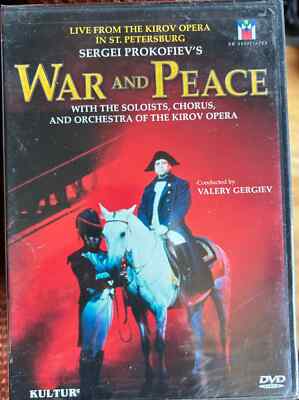 New Sealed DVD WAR AND PEACE Kirov Opera St Petersburg / Prokofiev ...