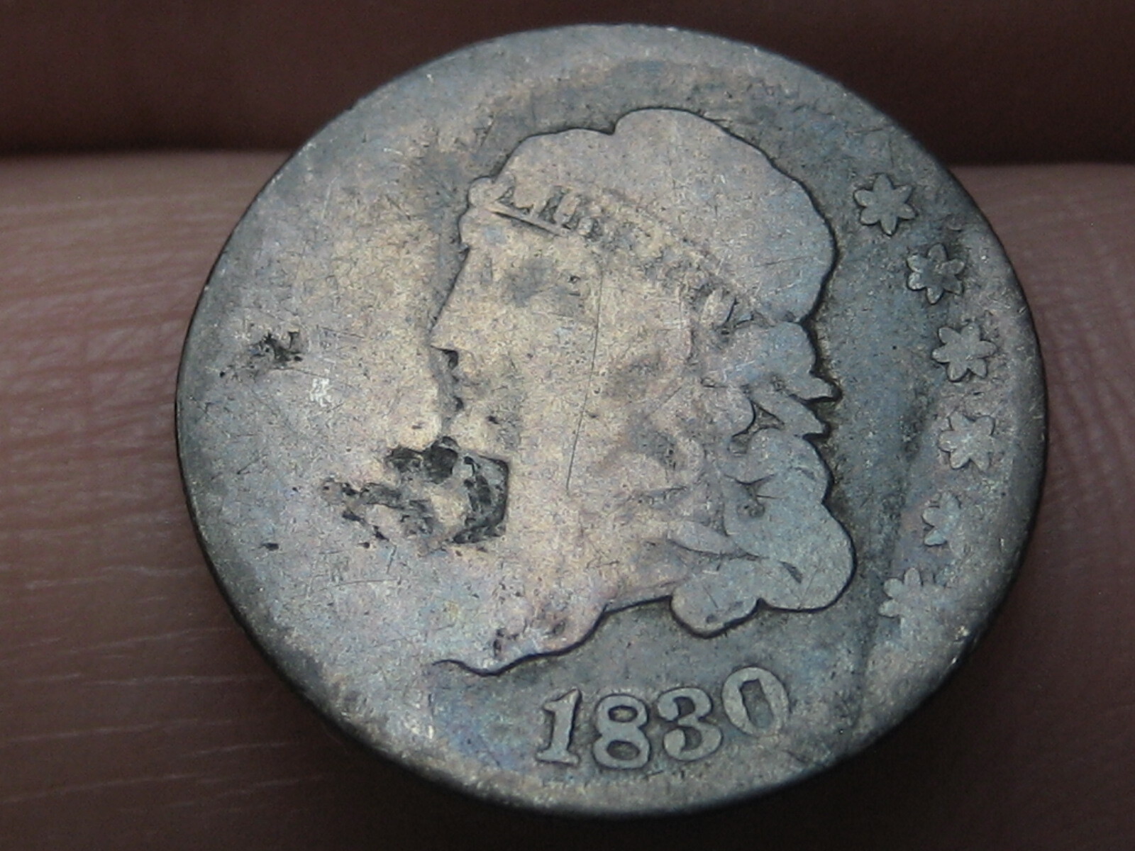 1830 Capped Bust Silver Half Dime- About Good Details | eBay