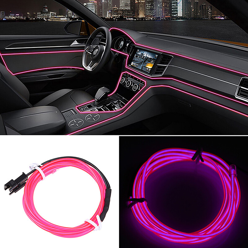 Hot Pink Car Interior
