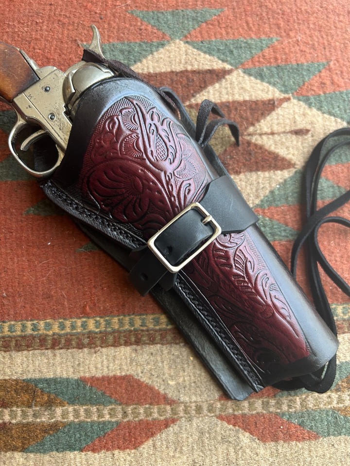 Western Cross Draw Quick Holster Colt SAA 1873 Uberti Pietta 4.75 ...