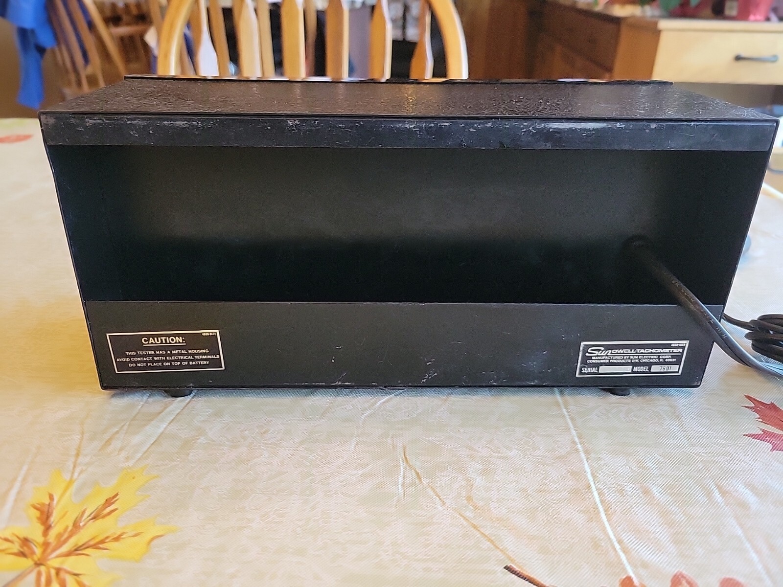 VTG SUN DWELL TACHOMETER MODEL 7601 AUTOMOBILE ENGINE ANALYZER | eBay