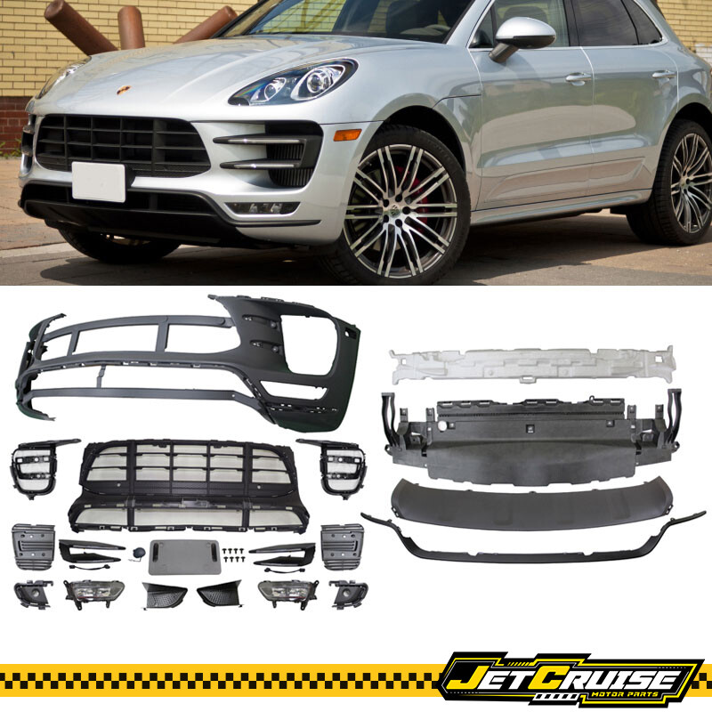 Fits 14-18 Porsche Macan Turbo Front Bumper Cover Conversion ...