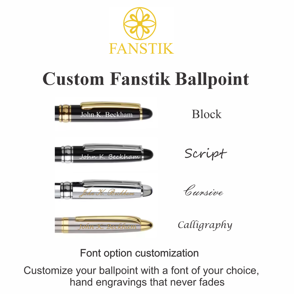 Customized Ballpoint Pen, Elegant Engraved Pen. Luxury Metal Pen for ...