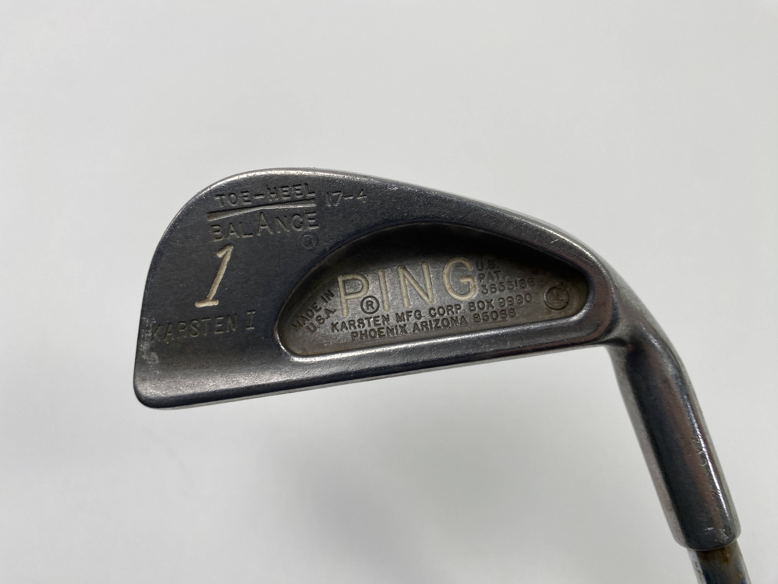 Ping Karsten I Single 1 Iron Black Dot Stiff Steel Mens RH | eBay