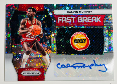 Calvin Murphy 2023-24 Panini Prizm Auto Fast Break Disco Rockets #FB ...