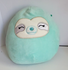 A KellyToy Aqua The Sloth Squishmallows Plush Stuffed Animal Squishy ...