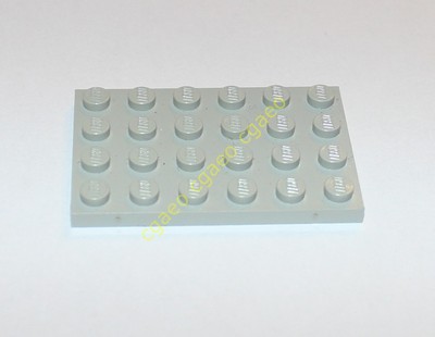 1 x Lego 3032 Plate 4 x 6 (Light bluish gray) | eBay