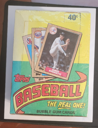 1987 TOPPS BASEBALL UNOPENED WAX BOX 36 FACTORY SEALED PACKS | eBay