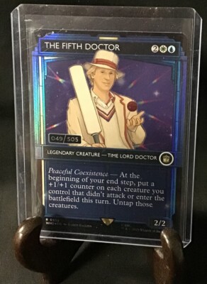 The Fifth Doctor ~ Serialized Foil 049/505 Doctor Who MTG NM ~ OEJ | eBay
