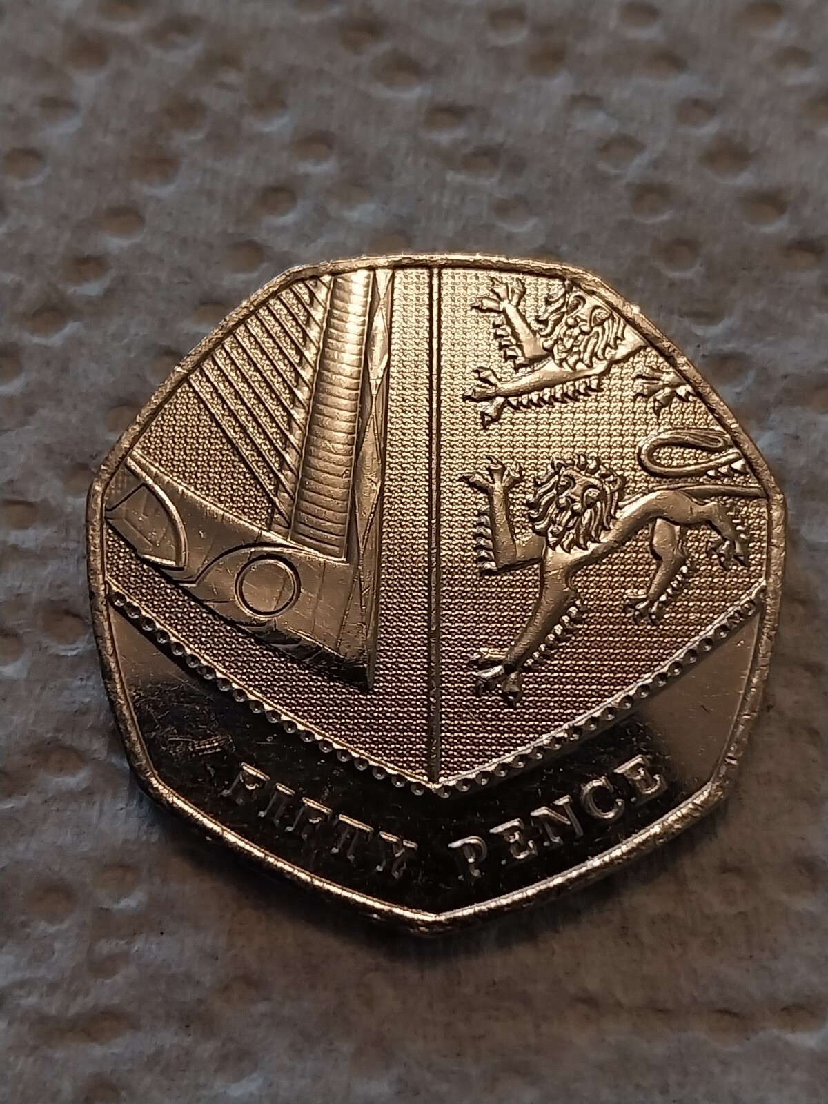 Rare 50p Coin 2019 Royal Coat Of Arms Shield Of Arms | eBay UK