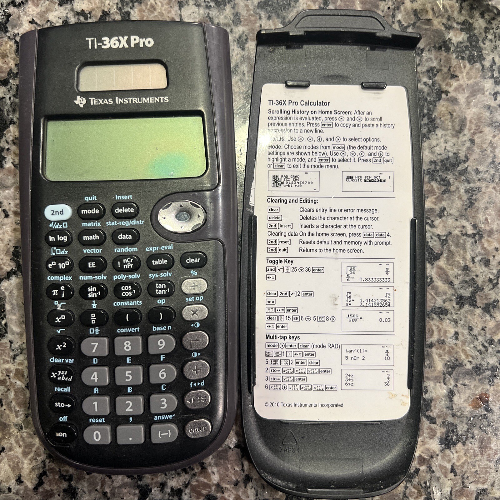 Texas Instruments TI-36X Pro Scientific Calculator 33317203666| eBay