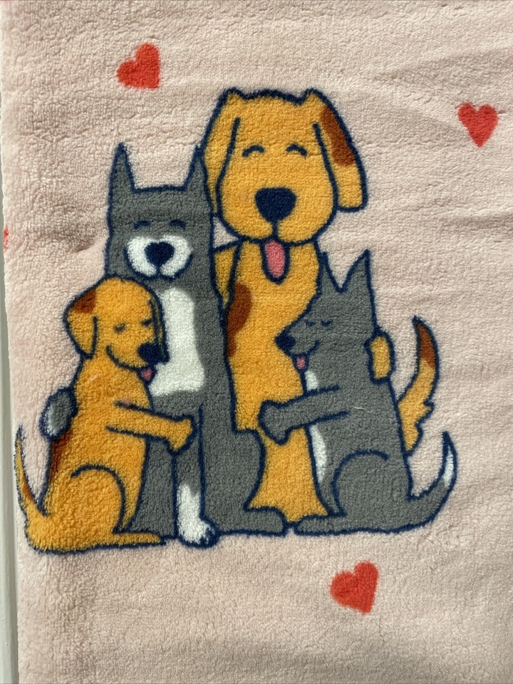 BE KIND Dogs Throw Blanket NWT 50x70” Life Is Good Pink Pet Rescue ...
