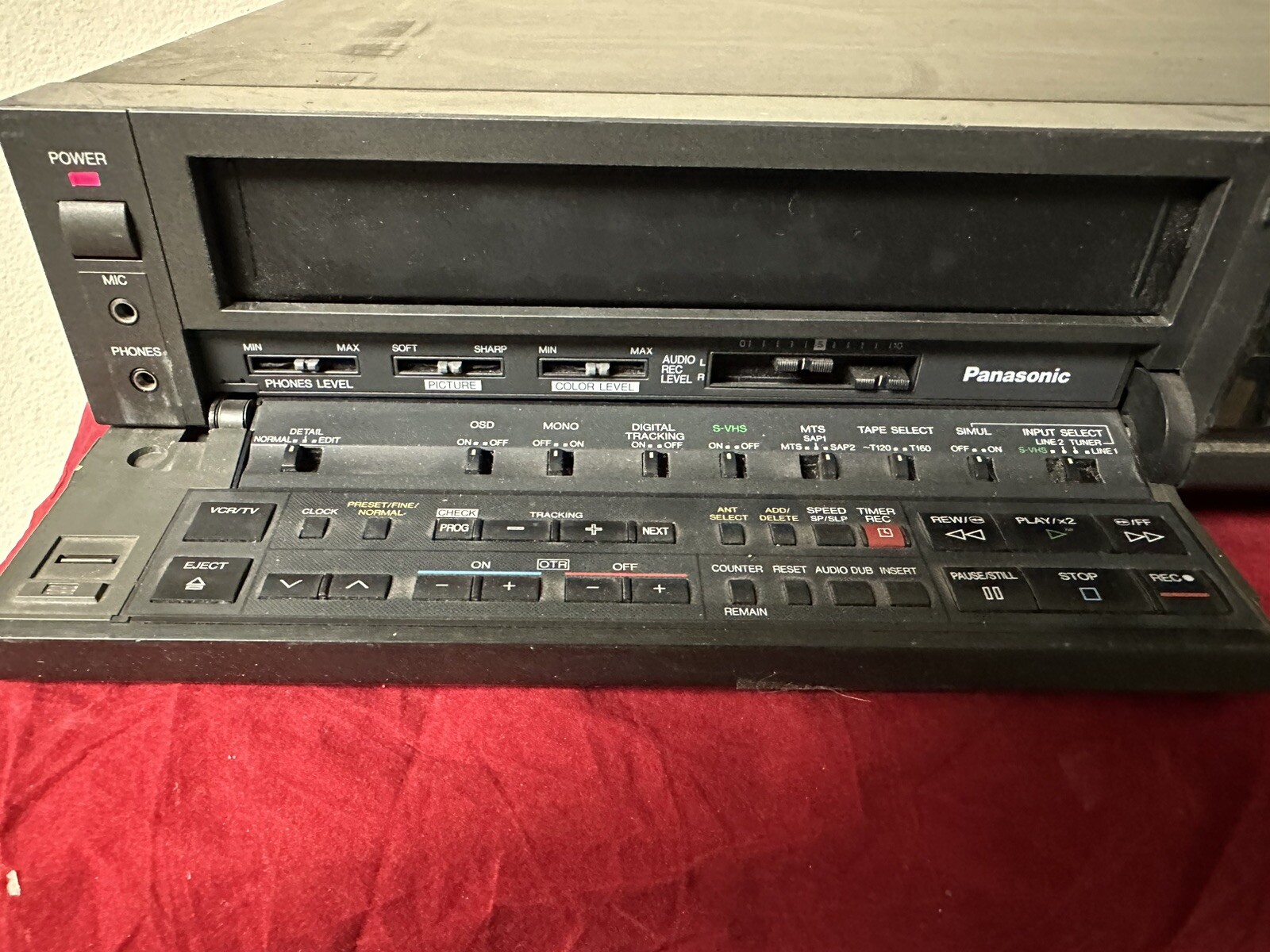 Panasonic AG-1960 Hi-Fi Super Multiplex S-VHS / VCR Player Recorder | 4 ...