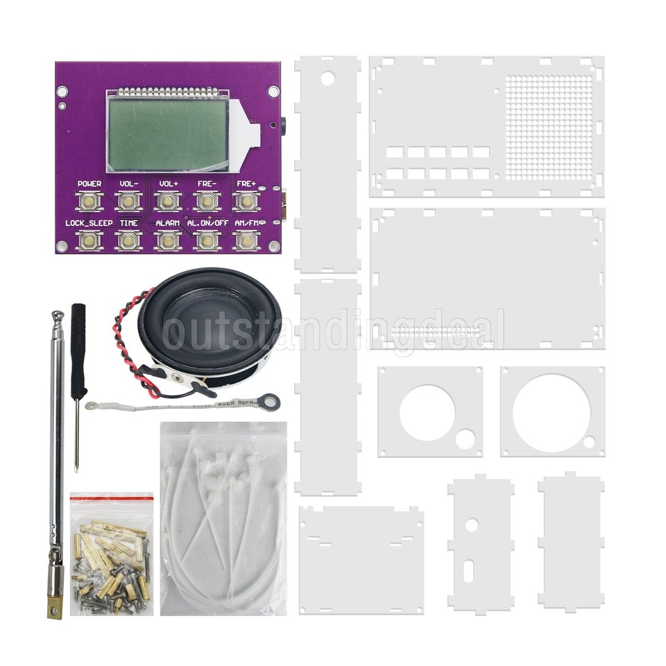 AM FM Radio DIY Kit Frequency Modulation Amplitude Modulation Digital ...