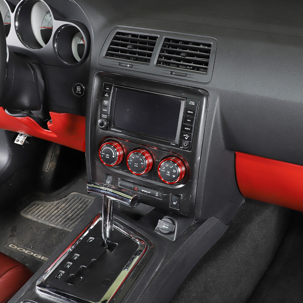 Center Console Full Set Interior Cover Trim Kit For 2009-14 Dodge ...