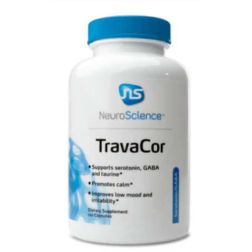 NeuroScience TravaCor Promotes Calmness and Mood Balance 120 Capsules ...
