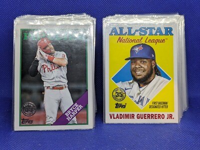2023 Topps Baseball 35th ANNIVERSARY 1988 TOPPS -- COMPLETE YOUR SET ...