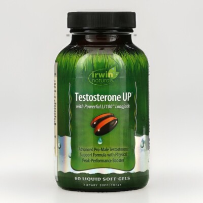 Irwin Naturals Testosterone UP, 60 Liquid Soft Gels - Exp 12/2026 | eBay