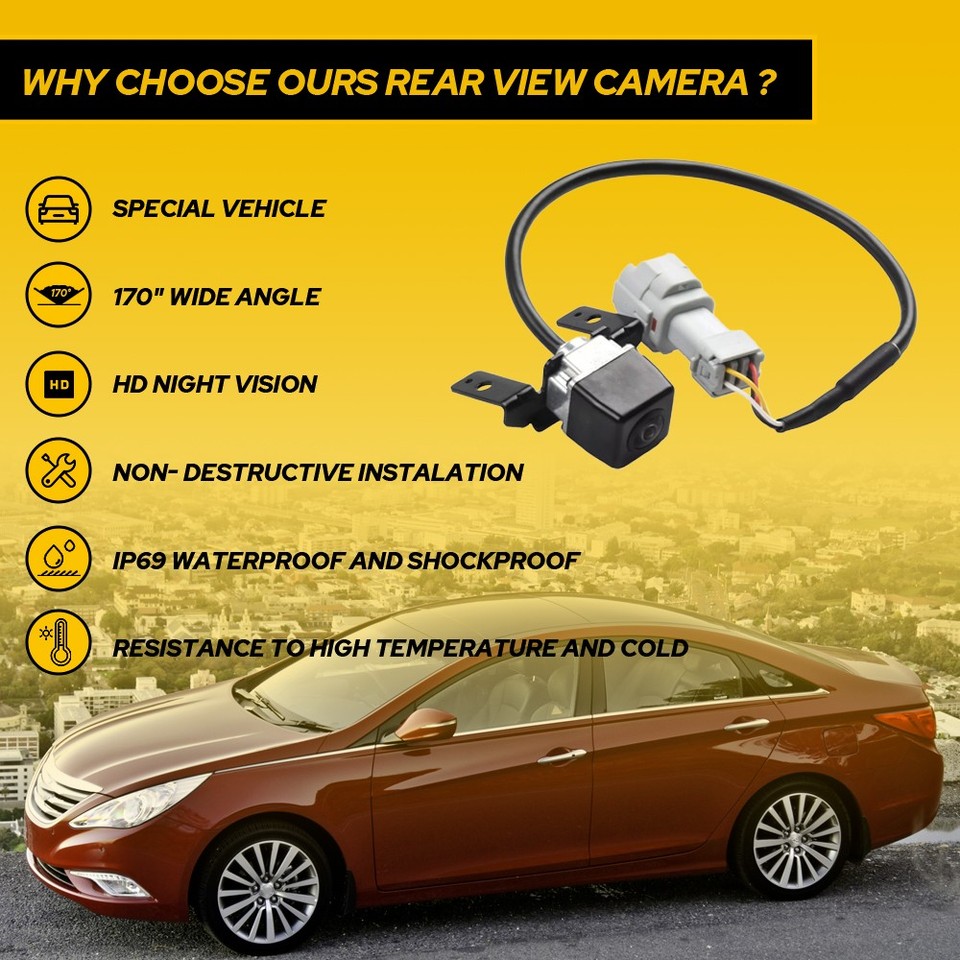 95760-3S102 Fit for Hyundai 2011-2014 Sonata Rear View Backup Camera ...